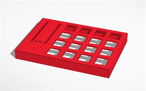 3d Design Low Profile Macro Pad Tinkercad 3d Design Low Profile Macro Pad Tinkercad