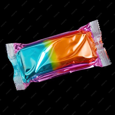 Premium Photo One Pack Of Plastic Candy Plain Background