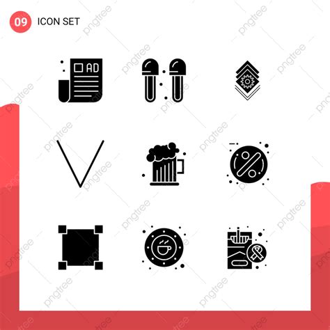 아빠와 같은 9개의 솔리드 글리프 및 기호로 구성된 현대적인 세트 의 화살 아버지 Png 일러스트 및 벡터 에 대한 무료 다운로드 Pngtree