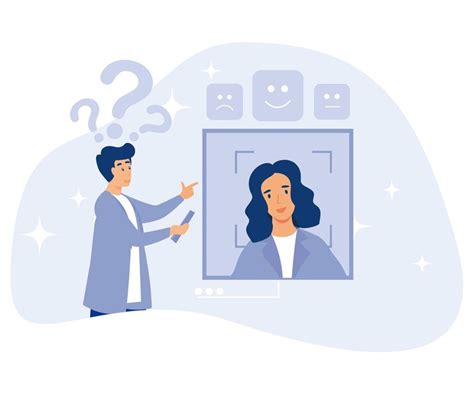 Premium Vector Sensor Technology Concept Gesture Recognition Emotion Detection Ai Reading