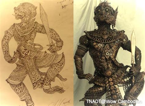 គួរ ឲ្យ ស្ញប់ស្ញែង កូន ខ្មែរ កែ ច្នៃ គ្រឿង បន្លាស់ ម៉ូតូ ទៅ ជា វត្ថុ សិល្បៈ បុរាណ យ៉ាង ល្អ ឯក