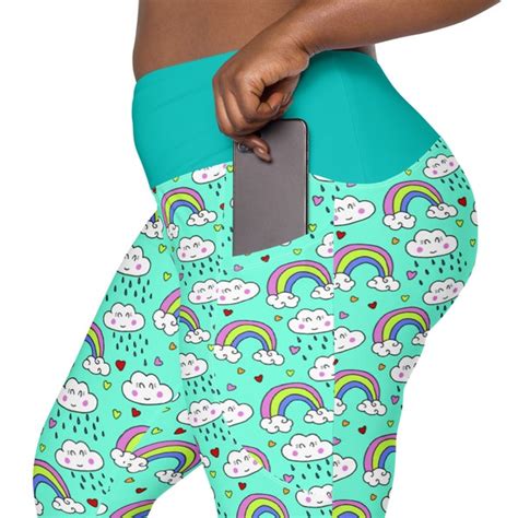 Soft Clouds Leggings Etsy