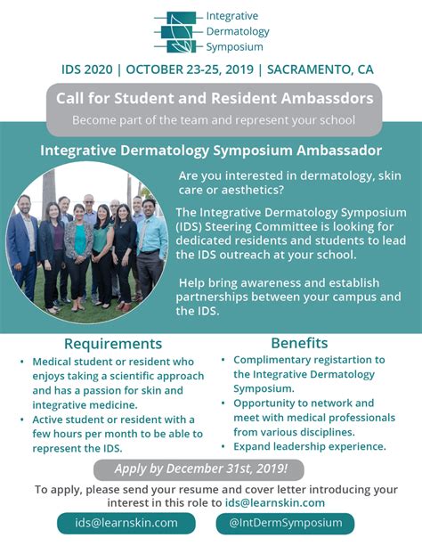 Ambassador Program Integrative Dermatology Symposium