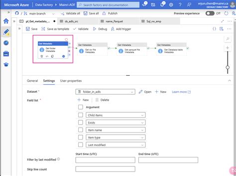 Get Metadata Activity In Adf Or Asa Mainri