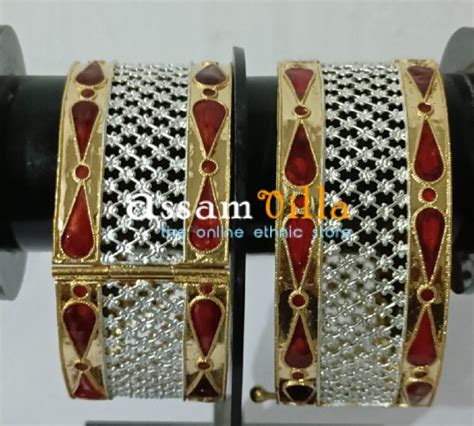 Buy Assamese Traditional Jaali Bangles Assamvilla