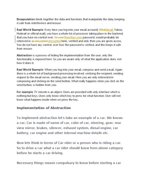 Oop Theory With Real World Examples V2 Updated Pdf Class Computer