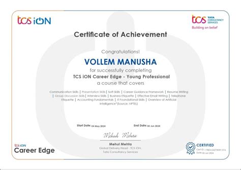 Manusha Vollem On Linkedin Tcsion Careerdevelopment