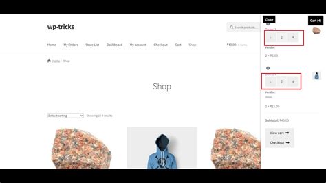 Add Custom Quantity Selector Input For Woocommerce Mini Cart Youtube