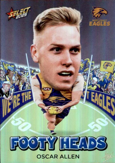 Oscar Allen Fh97 Footy Heads 2025 Select Afl Footy Stars — Ja Ja S