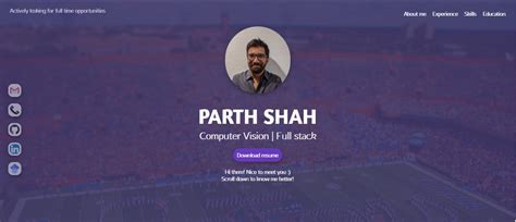 Github Parthjshah Resume Live Online Resume
