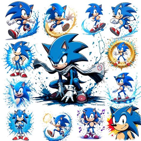 Sonic Silhouette Etsy