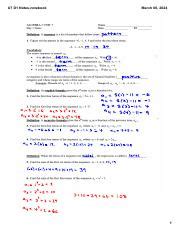 Understanding Algebra 2 Sequences: Patterns, Formulas, and Sums | Course Hero