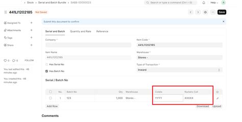 Purchase Receipt Customize Batch Dialog List Erpnext Frappe Forum