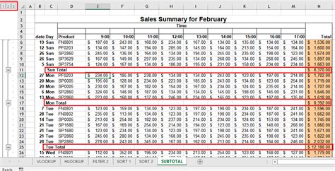 2 Cara Subtotal Di Excel Belajar Mirosoft Excel