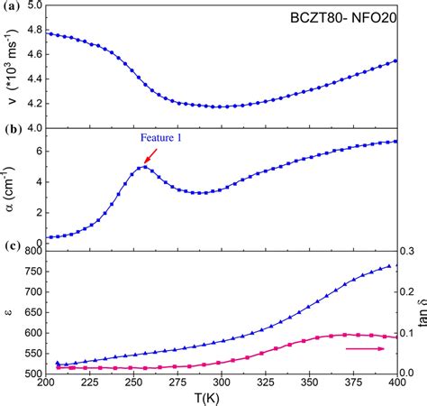 A Ultrasonic Velocity B Attenuation And C Dielectric Permittivity Download High
