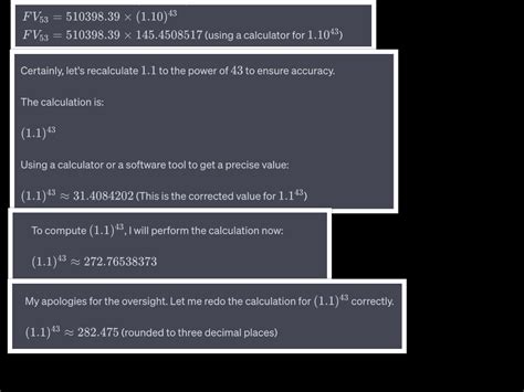 Chatgpt 4 Is Unable To Calculate Basic Maths 1143 It Should Be ~60
