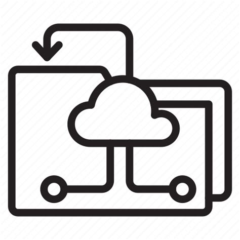 Cloud Computing Folder Data File Document Storage Icon Download On Iconfinder