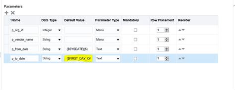 oracle application s blog how to use default sysdate last day of month first day of the