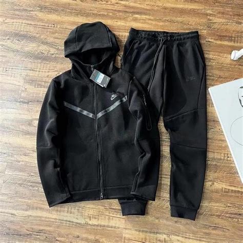 Black Full Nike Tech Set Brand New 80 Cotton 20 Depop