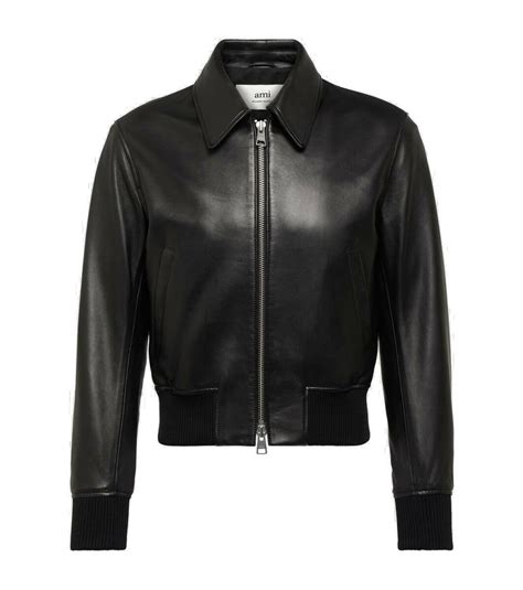Ami Paris Leather jacket AMI