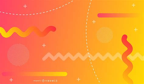 Gradient Geometric Shapes Background Vector Download