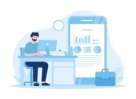 Premium Vector Programmers Learn Programming Through Computers On