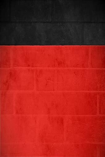 수직 풍화 밝은 거친 거친 테두리 생생한 빨간색 적갈색 색상은 Whitewashed 벽돌 벽 질감을 가진 그런지 벡터 배경을 비어 있고 검은 색 상단 테두리가 있습니다 0