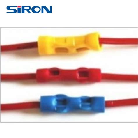 Siron Wire And Cable Intermediate Connecting Pipe PVC Terminal Insulated Butt Connector
