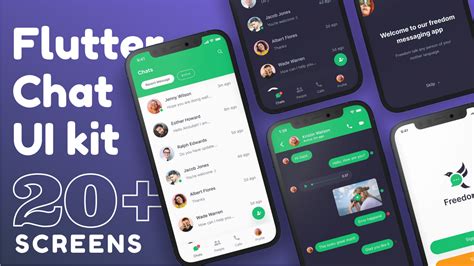 Flutter Chatmessage App Template
