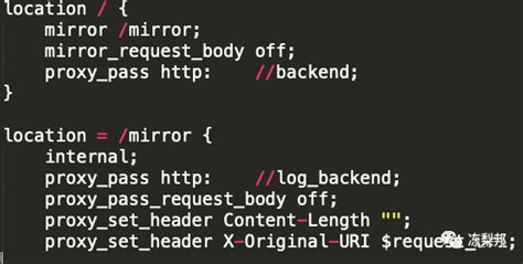 Nginxmirrormodule —— Nginx 流量镜像nginx镜像流量 Csdn博客