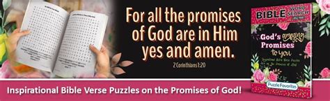 Gods Amazing Promises To You Bible Word Search Large Print