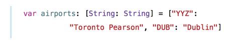 Swift2 Collection Types Array Set Dictionary