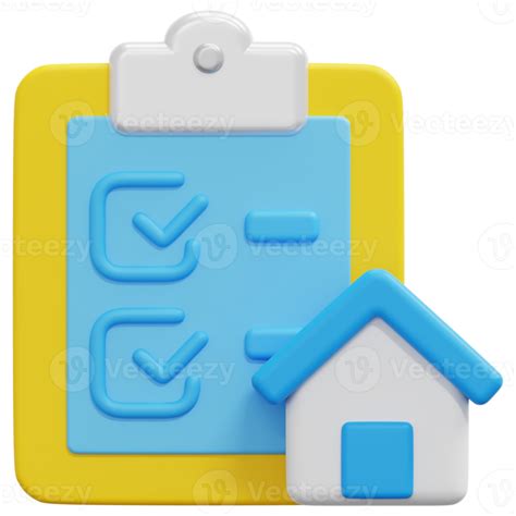 checklist 3d render icon illustration 21615934 png