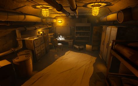 underground bunker [ue4] 2020 on behance