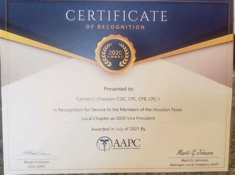 Carmen Chaisson Cpc I Cmbs I Cppm Cpc Crc Coc Cpb Cbcs On Linkedin Im Very Honored To Receive