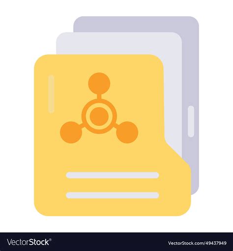 Science Folder Royalty Free Vector Image VectorStock