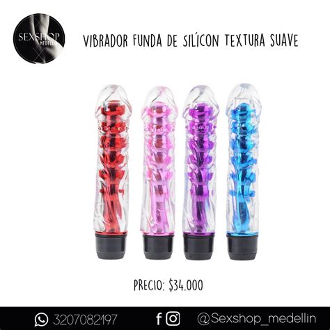 Vibrador Jelly Funda De Silicon Suave Medell N Sex Shop