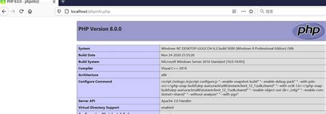 apache2 4安装配置php8需要注意的地方，以及报错：can t locate api module structure `php8