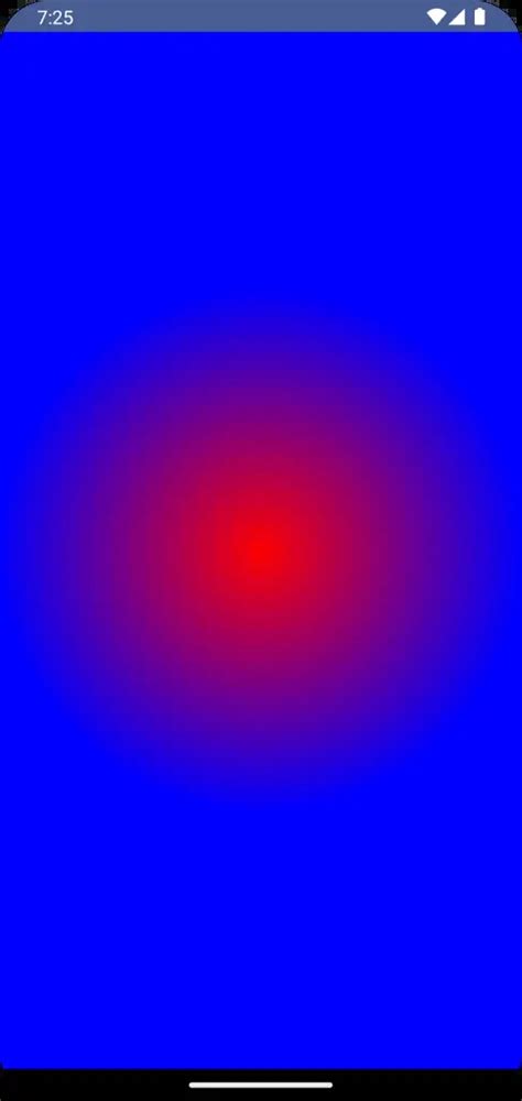 how to create radial gradient in android jetpack compose coding with