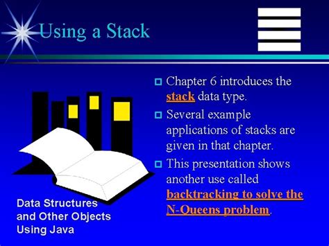 Using A Stack Chapter Introduces The Stack