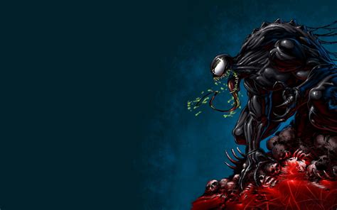 배경 화면 7200x4500 Px 디지털 아트 그림 스파이더 맨 독액 7200x4500 Wallup