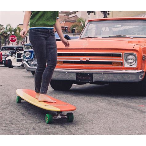 Hamboards Classic Orange Yellow Hst Complete Surfskate 74 No23