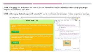 News Web Application PPTX
