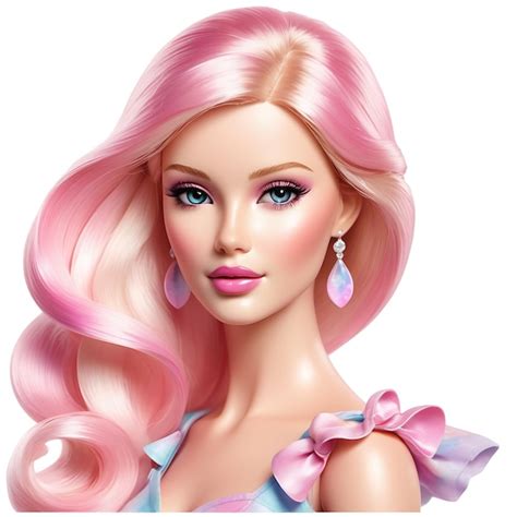 Premium Photo Cute Princess Doll 3d Render