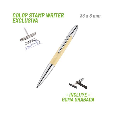 Bolígrafo Sello Colop Stamp Writer Exclusiva