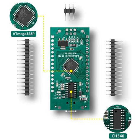 nano v3 0 placa atmega328p ch340 pantalla oled integrada de 0 91