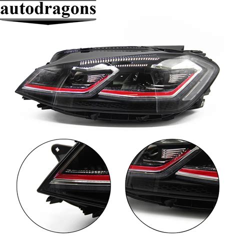 White Red Yellow Dynamic Led Rear Light Golf 7 Golf 75 Led Tail Lamp
