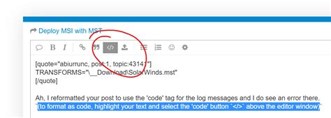 deploy msi with mst bigfix forum