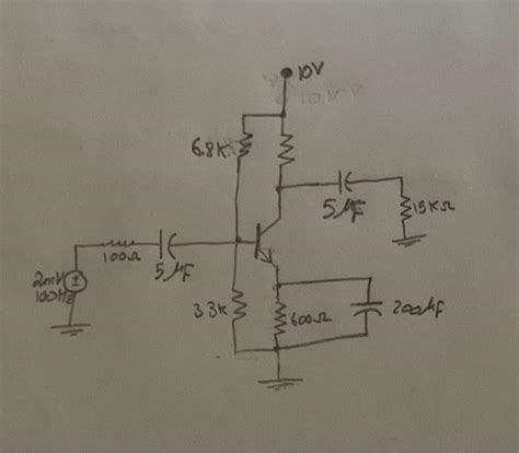 Solved Find The Voltage Gain Current Gain Input