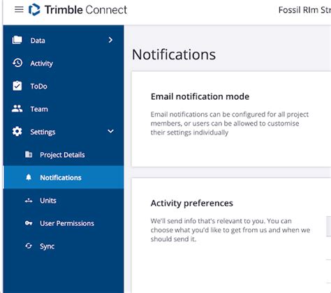 Managing Projects In Trimble Connect SketchUp Help